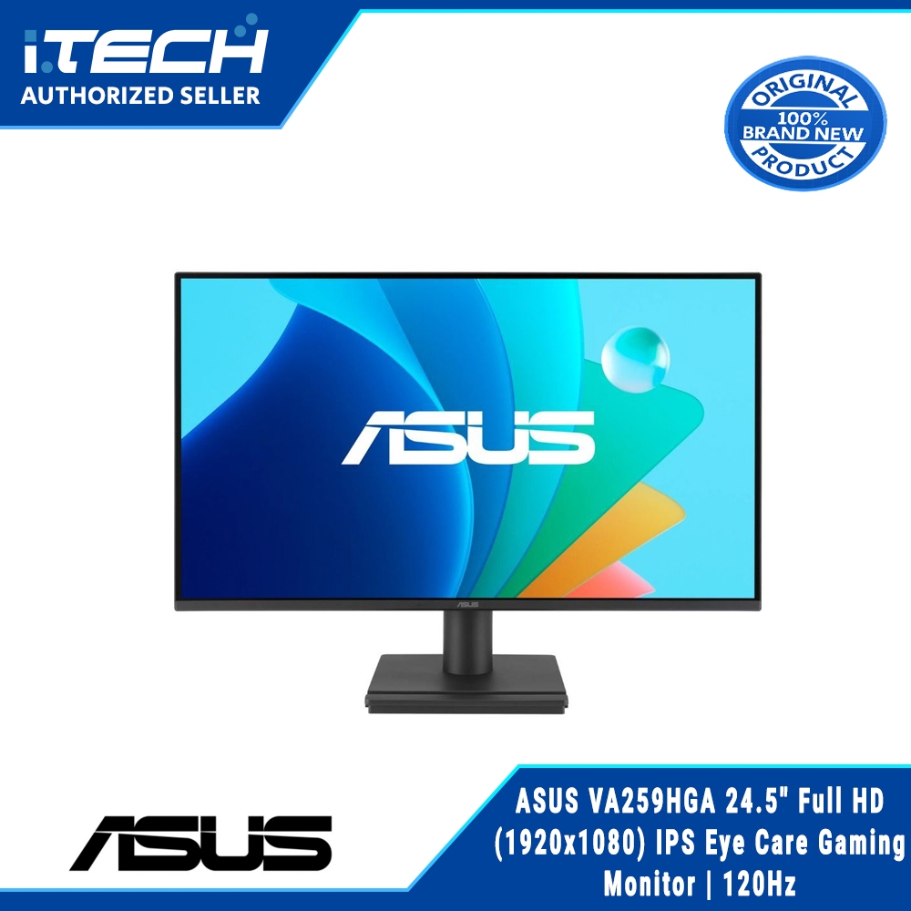 ASUS VA259HGA 24.5" Full HD (1920x1080) IPS Eye Care Gaming Monitor ...