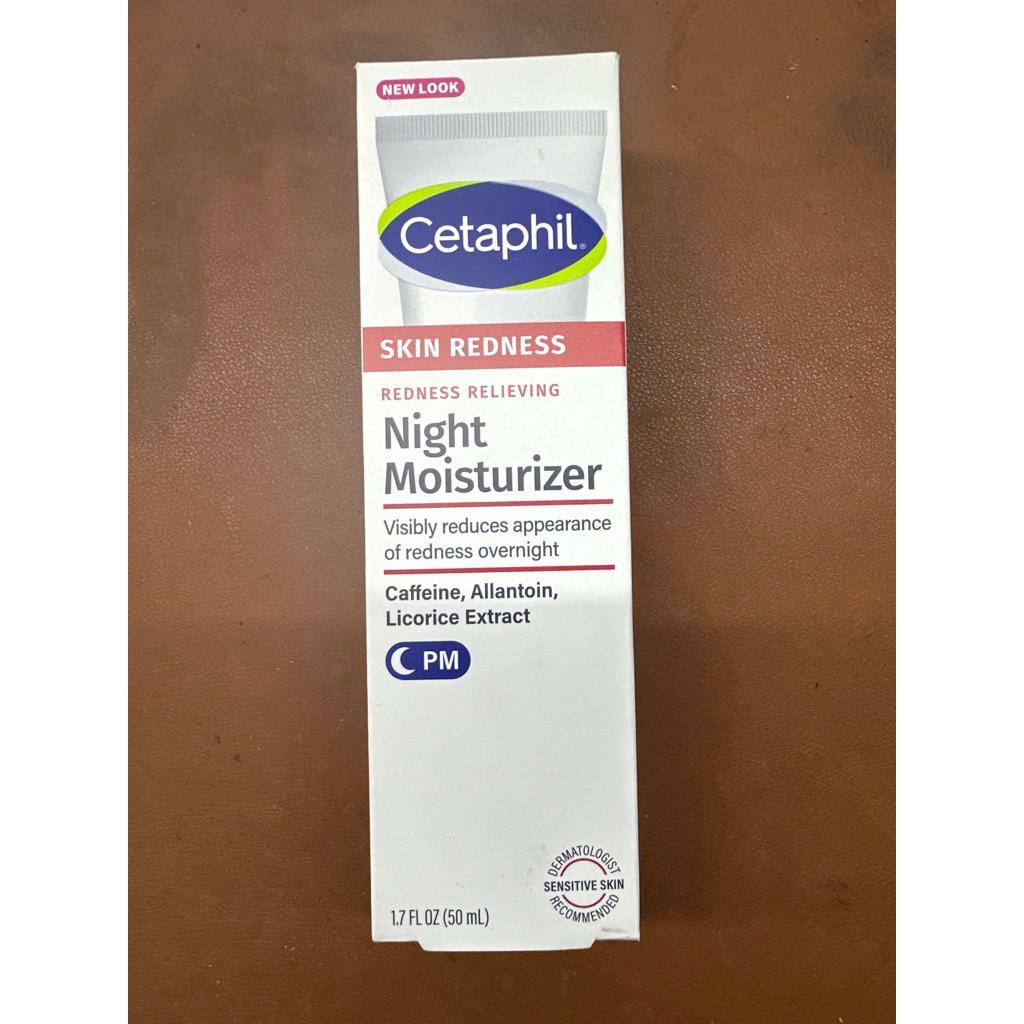 Cetaphil Redness Relieving Night Moisturizer BOX 1.7 fl oz (50 ml ...