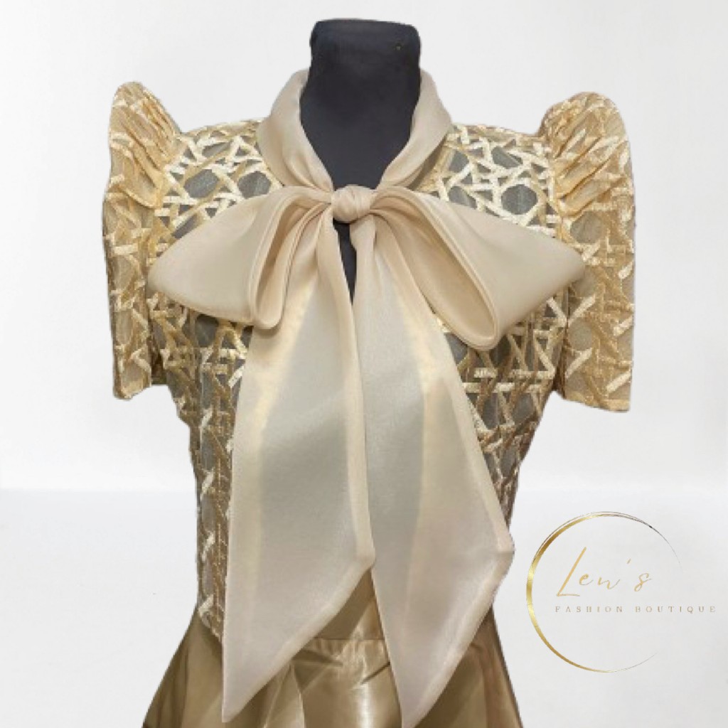 Modern Filipiniana Embroidered Bolero - Laura Mestiza Sleeves (New ...