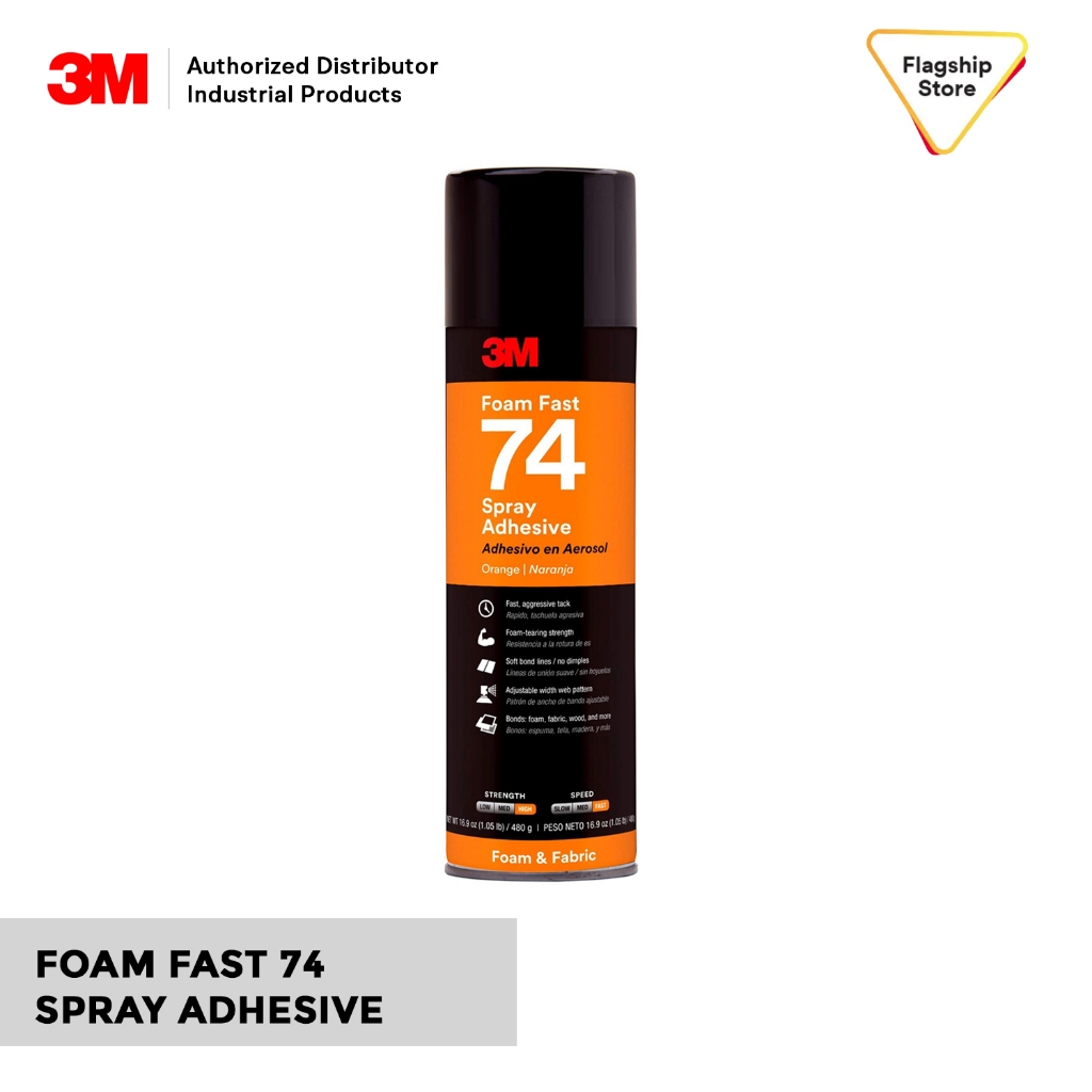 3M™ FOAM FAST 74 SPRAY ADHESIVE | Shopee Philippines