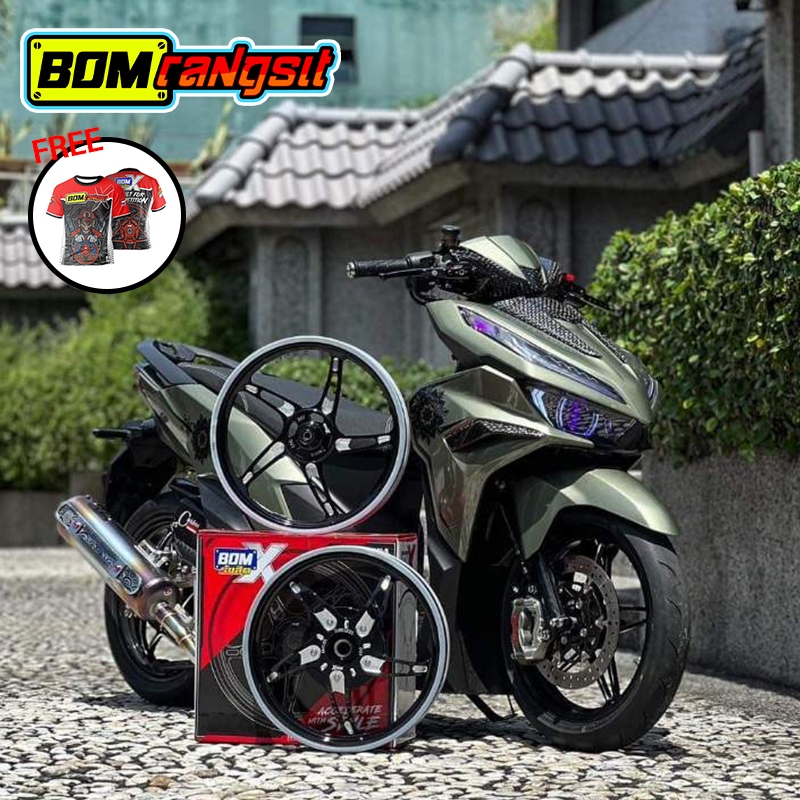Bom X Rangsit LUNA Mags for Motorcycle Parts Accessories CNC CLICK 125i ...