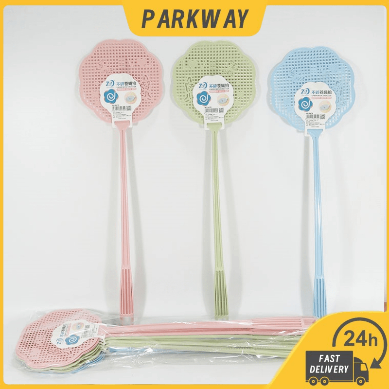 Plastic Fly Swatter Long Handle Mosquito Killer Smatter Portable ...