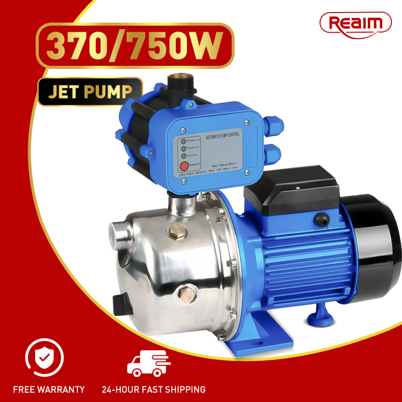 REAIM Jetmatic Water Pump Heavy duty Jet Pump Stainless Steel Model ...