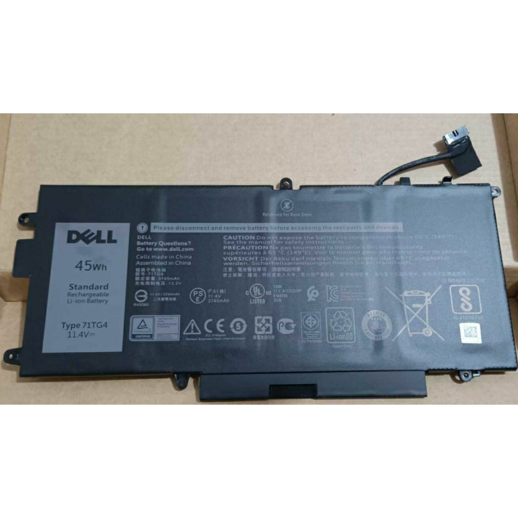 New Battery Laptop For Dell Latitude 13 7389 7390 2-in-1 and 5289 2-in ...