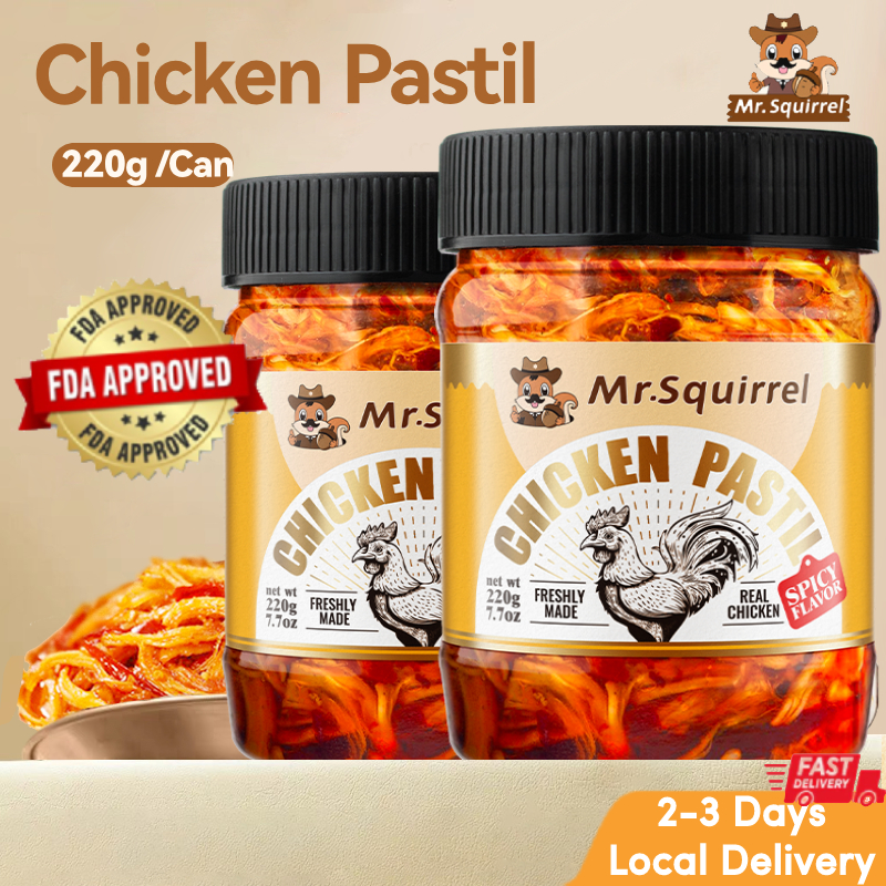220g Spicy Chicken Pastil Sauce Canned Chicken Shreds Luncheon Meat ...