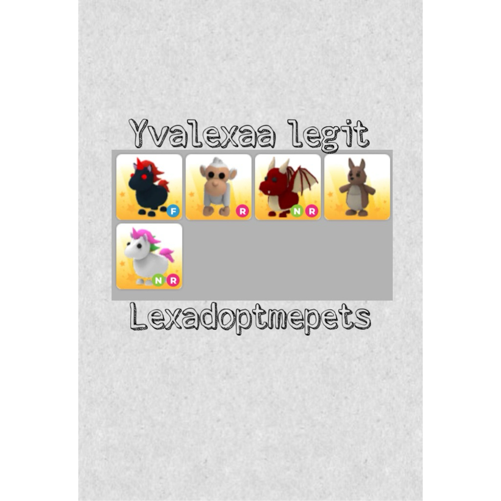 Adopt me collectable legendary high tier pets | Shopee Philippines