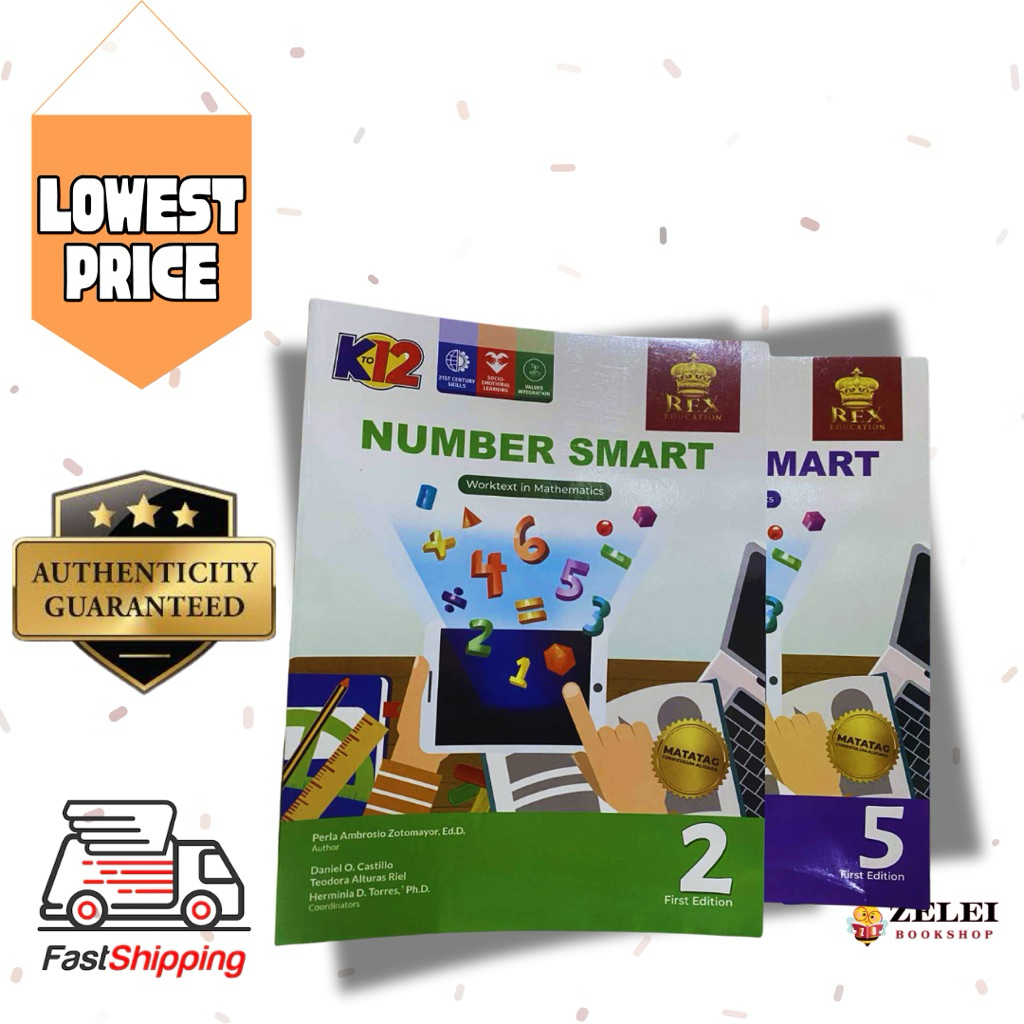 Number Smart Grade 5 Matatag 2025 edition by Rex | Shopee Philippines