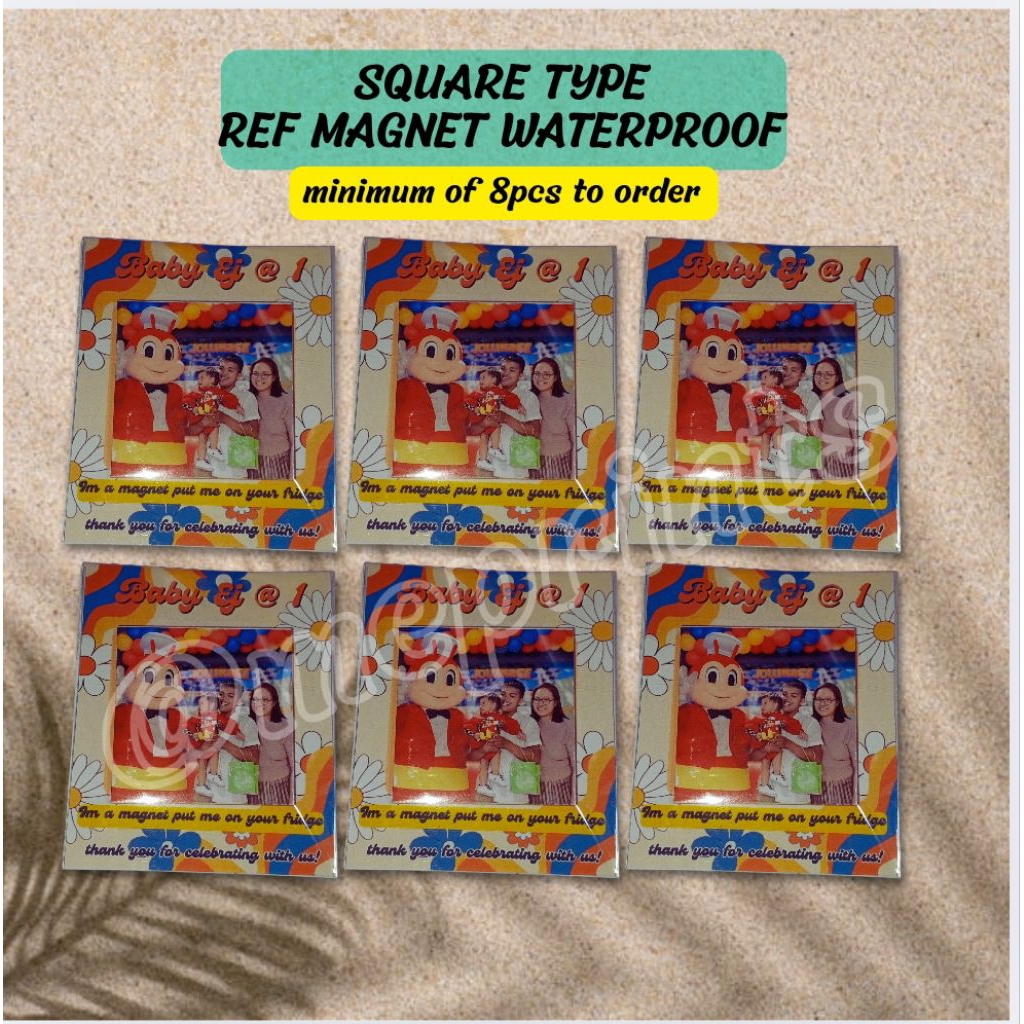 17 Pesos Ref Magnet Square Type for souvenirs and giveaways or personal ...