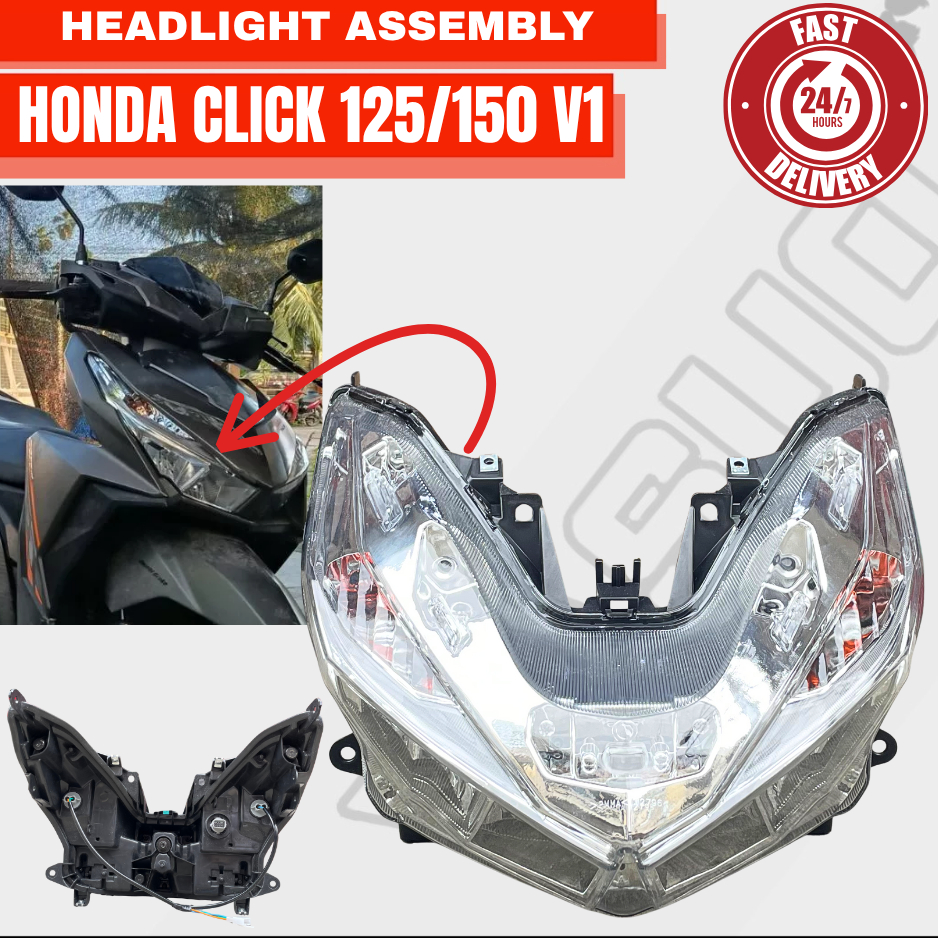 YASUO Honda Click 125/150 V1 Headlight Assembly Energy Efficiency ...