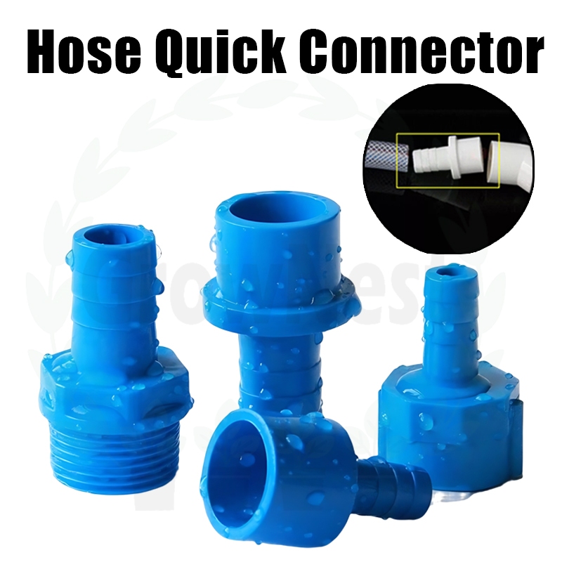 PVC Hose Quick Connector Adapter for 20/25mm to 8/10/12/16mm Pipe ...