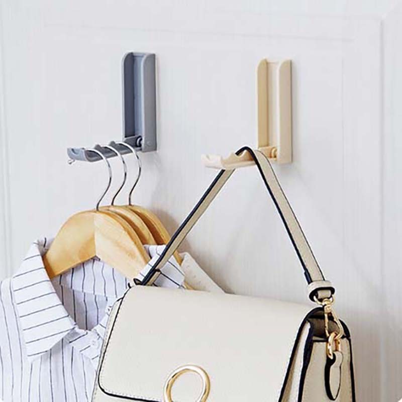 Folding Hooks Clothes Organizer Drying Rack Clothes Rack Multifunction ...