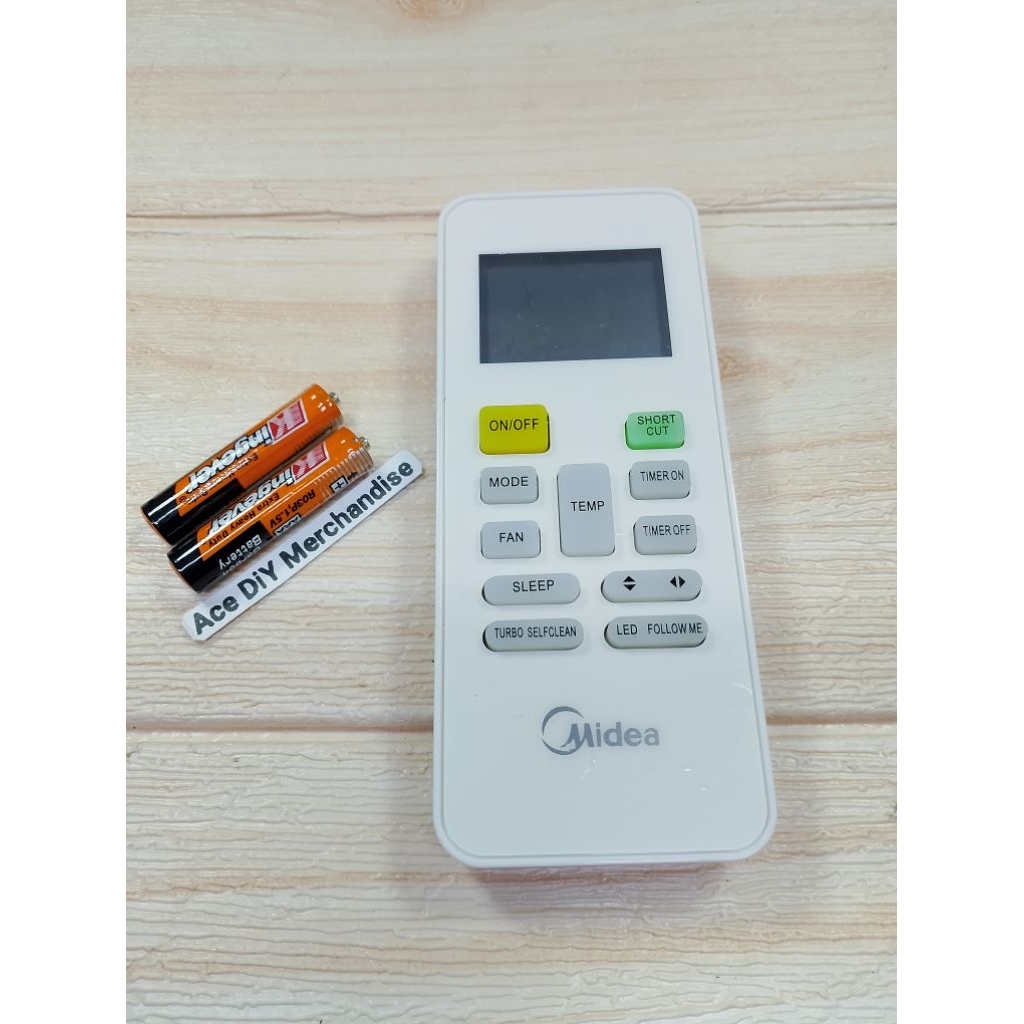 MIDEA SPLIT TYPE AIRCON REMOTE | Shopee Philippines