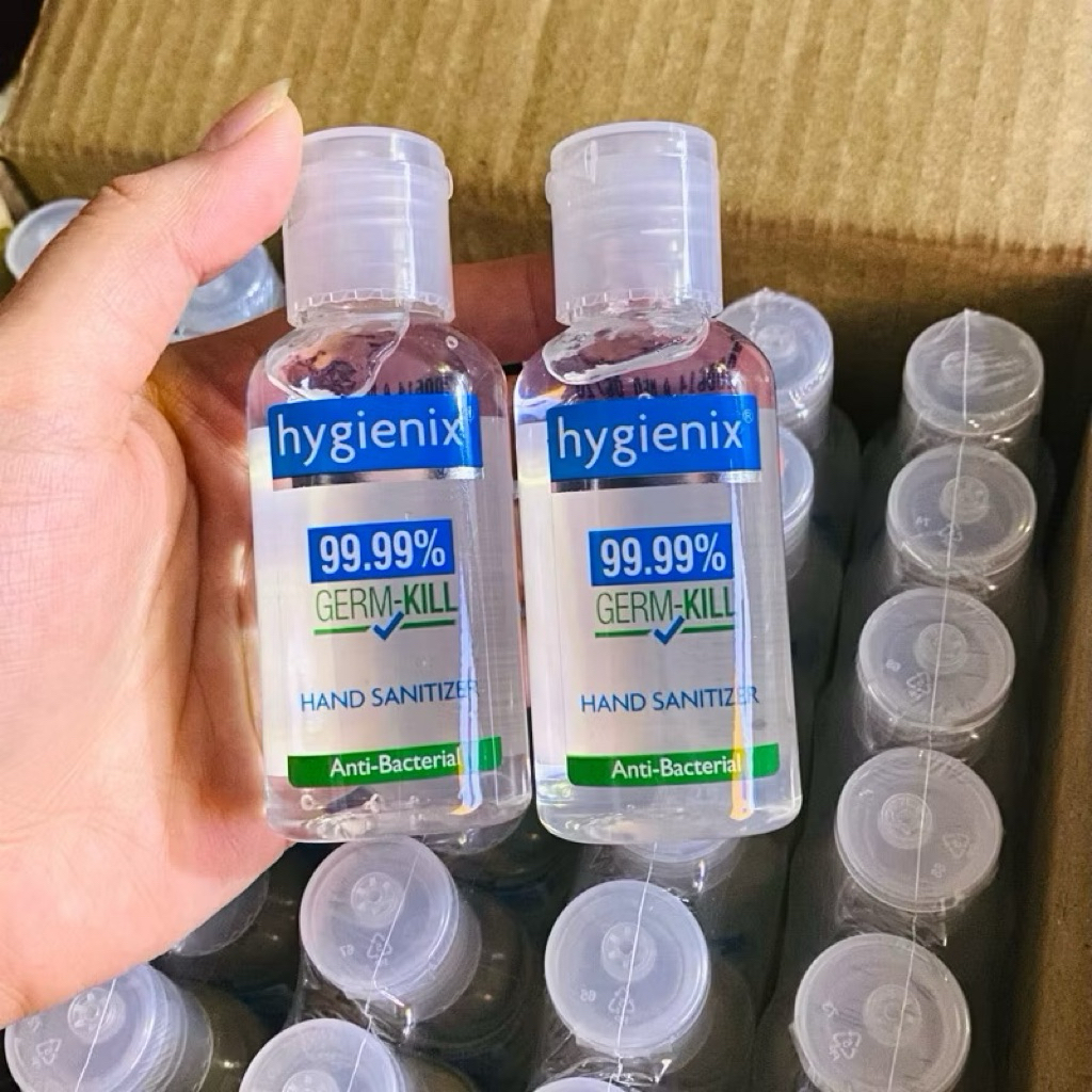 3 Pcs Hygienix alcohol Hand Sanitizer 55ml (3 pcs per order) | Shopee ...