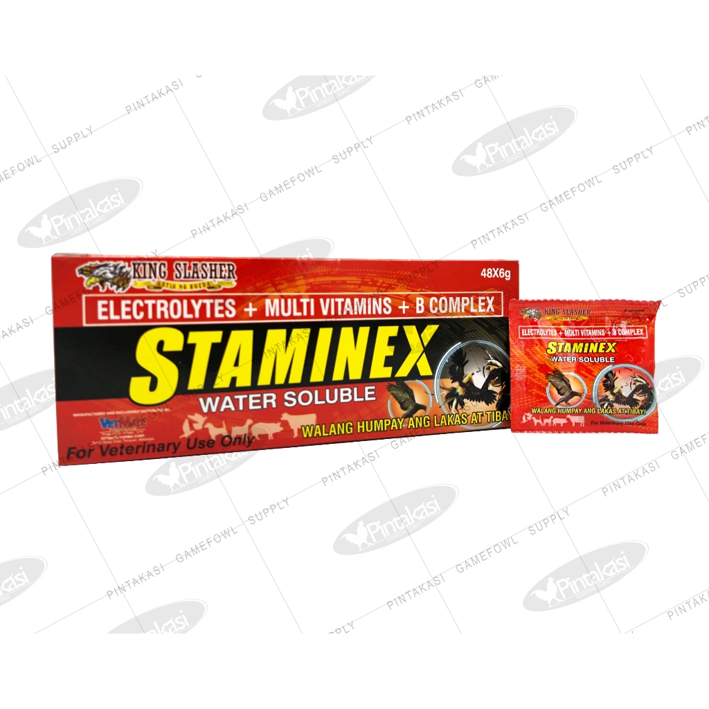 5 sachet King Slasher Staminex 6g Electrolytes + Multi Vitamins + B ...