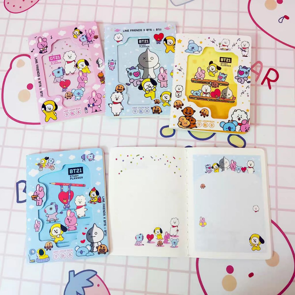 A6 Bt21 Soft Bound Notebook | Shopee Philippines