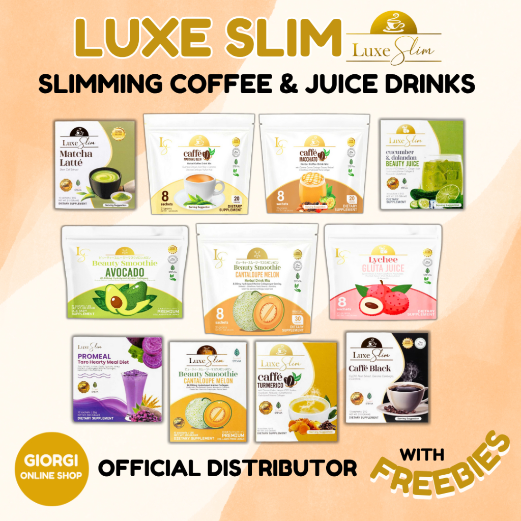 LUXE SLIM Coffee & Juice Drinks by Anna Mangkawas | Different Flavors ...