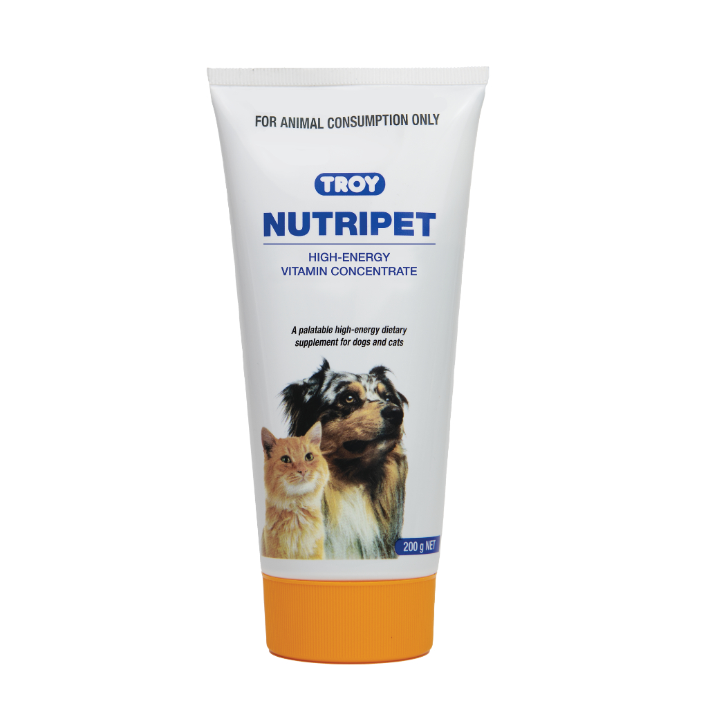 Troy Nutripet High Energy Vitamin Dietary Supplement in Tube for Cats ...