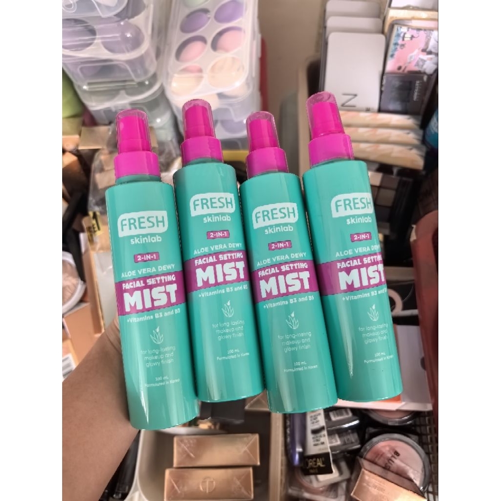[Authentic] Fresh Skin*lab 2 in 1 Aloe Vera Dewy Facial Setting Mist ...
