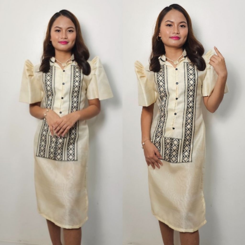 Modern Filipiniana BD 03 graduation pictorial ladies dress BARONG ...