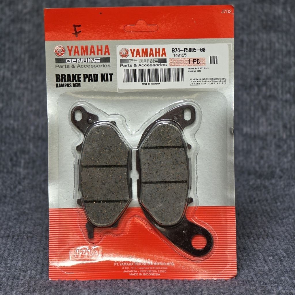 Xmax/R3 Brake Pads Front & Rear Original Yamaha | Shopee Philippines
