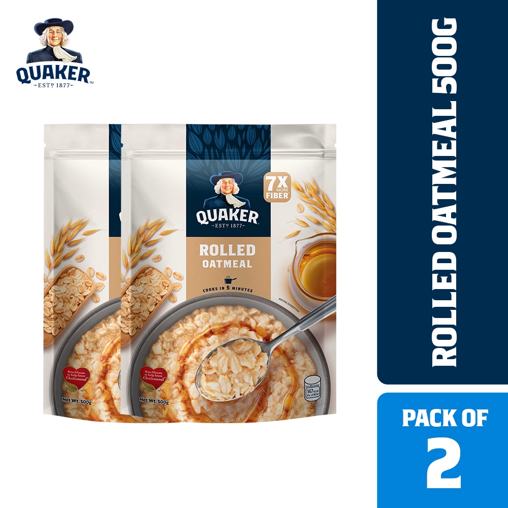 Quaker Rolled Oats 500g - Pack of 2 | Shopee Philippines