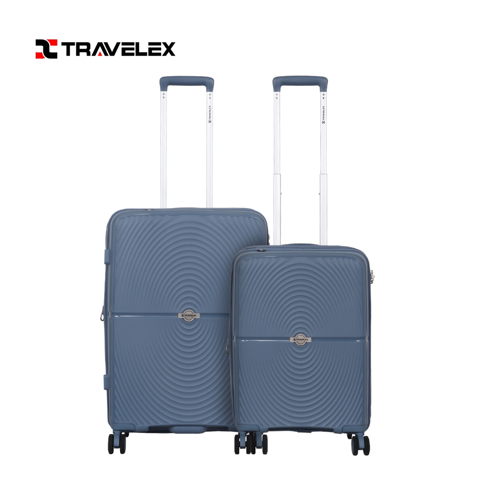 TRAVELEX 378-379 Hard Case Luggage (Set: Small + Medium) | Shopee ...