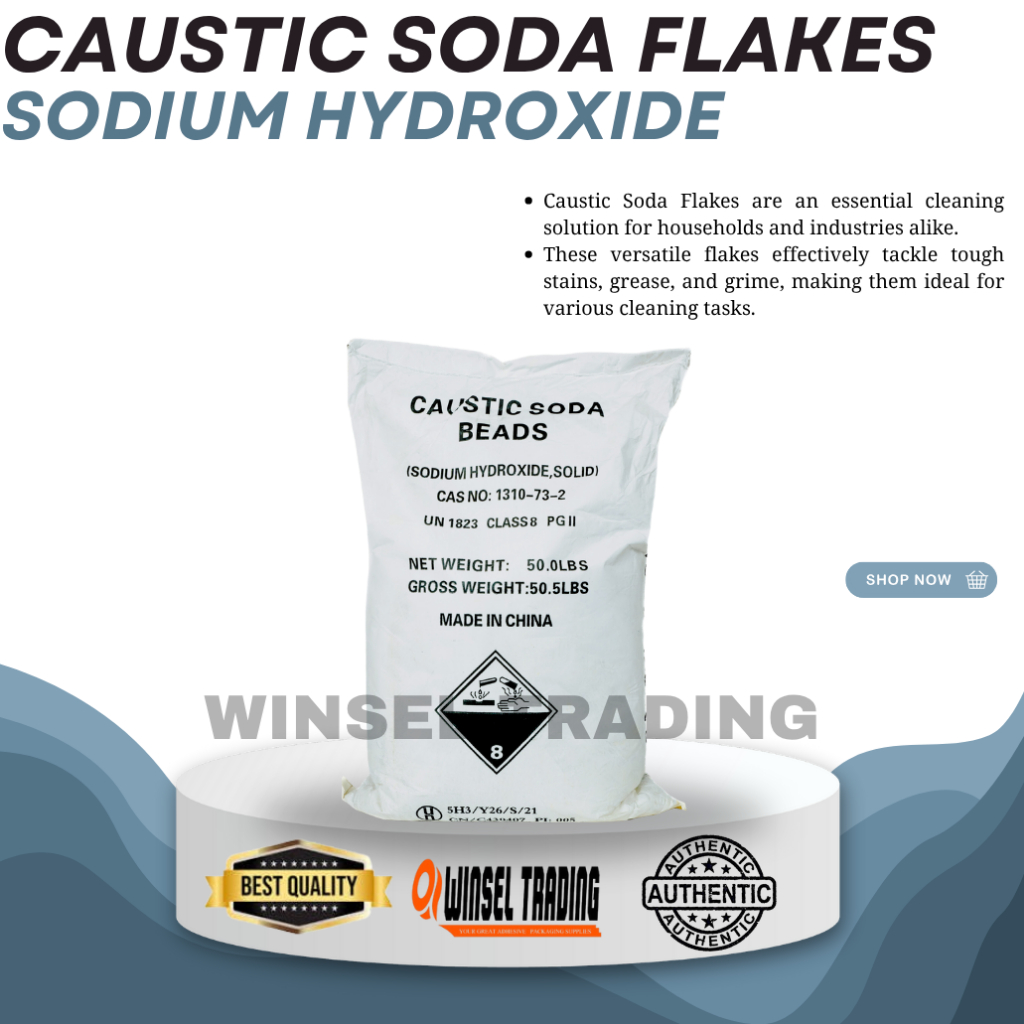 Caustic Soda Sodium Hydroxide 25kilogram | Shopee Philippines