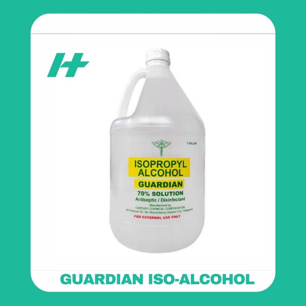 GUARDIAN 70% ISOPROPYL ALCOHOL (1GAL) | Shopee Philippines