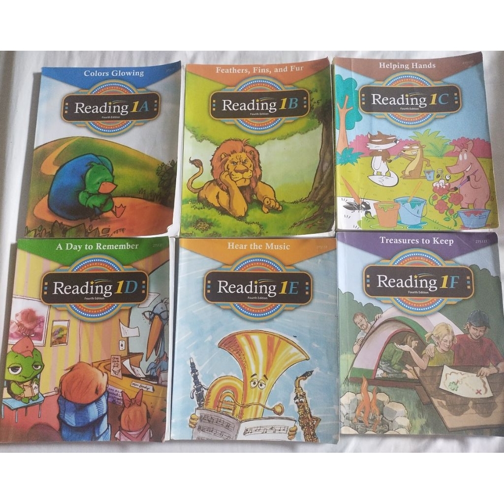 BJU Reading 1A to 1F Set Fourth Edition | Shopee Philippines