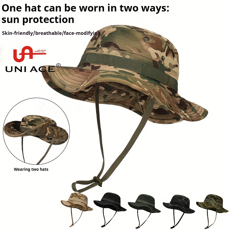 Outdoor sun hat Camping - Bucket Hat-Mountaineering Cap Fishing CapOut ...