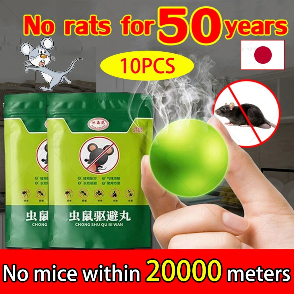 Original Mouse Repeller Ball Rat Repellent Mothballs Insect Cockroach ...