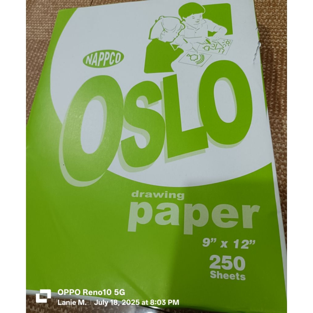 Oslo paper 9"x12" 250 sheets (1 ream) | Shopee Philippines