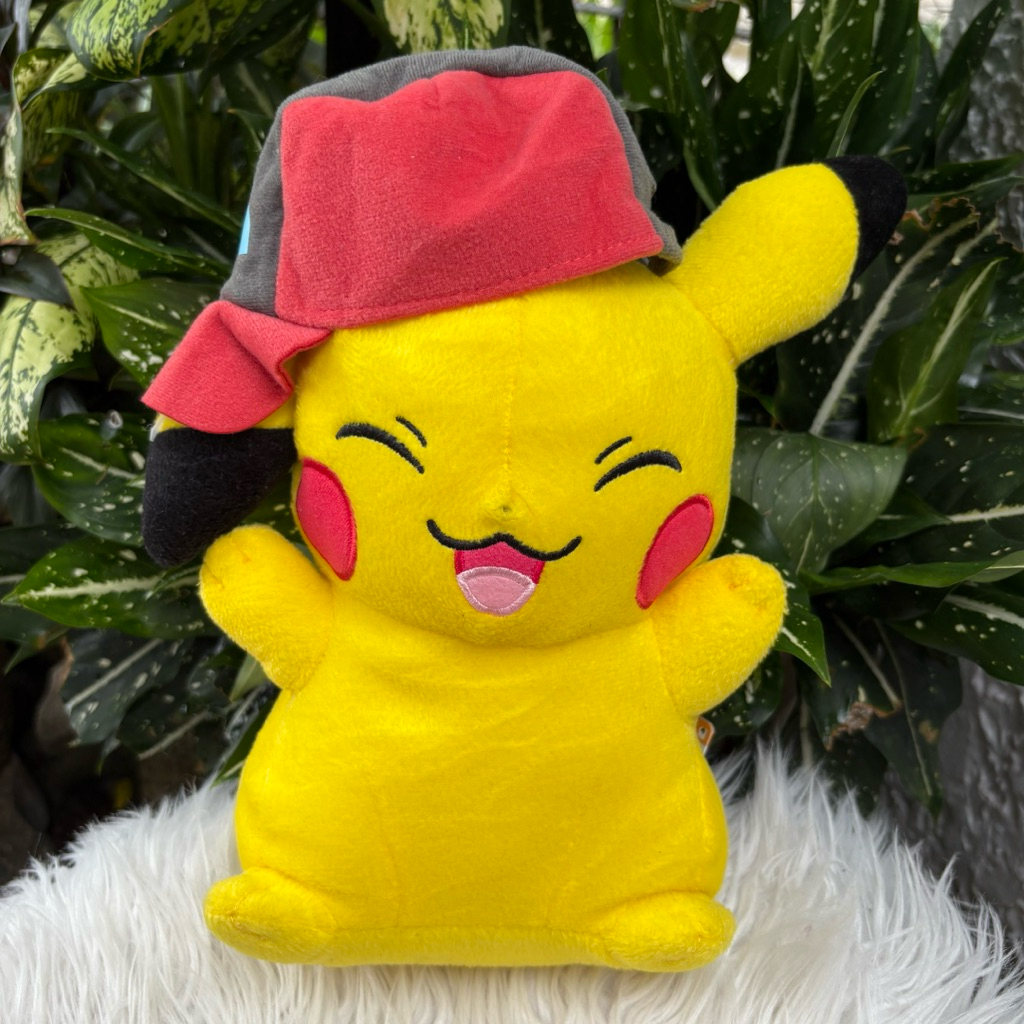 BP Pokemon PIKACHU Ash Cap Sinnoh Version Plush Toy | Shopee Philippines
