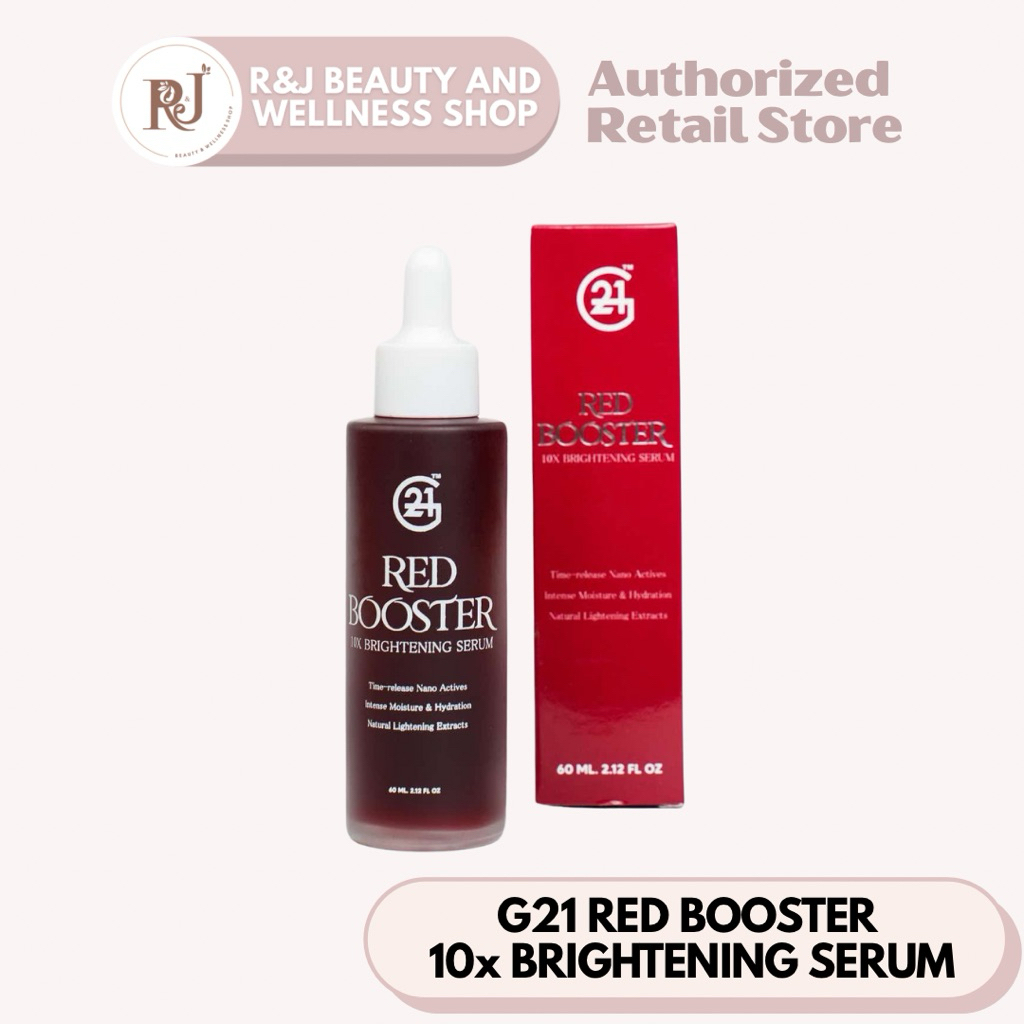 G21 Red Booster Serum 10x Brightening Nano Whitening Serum Mix in ...
