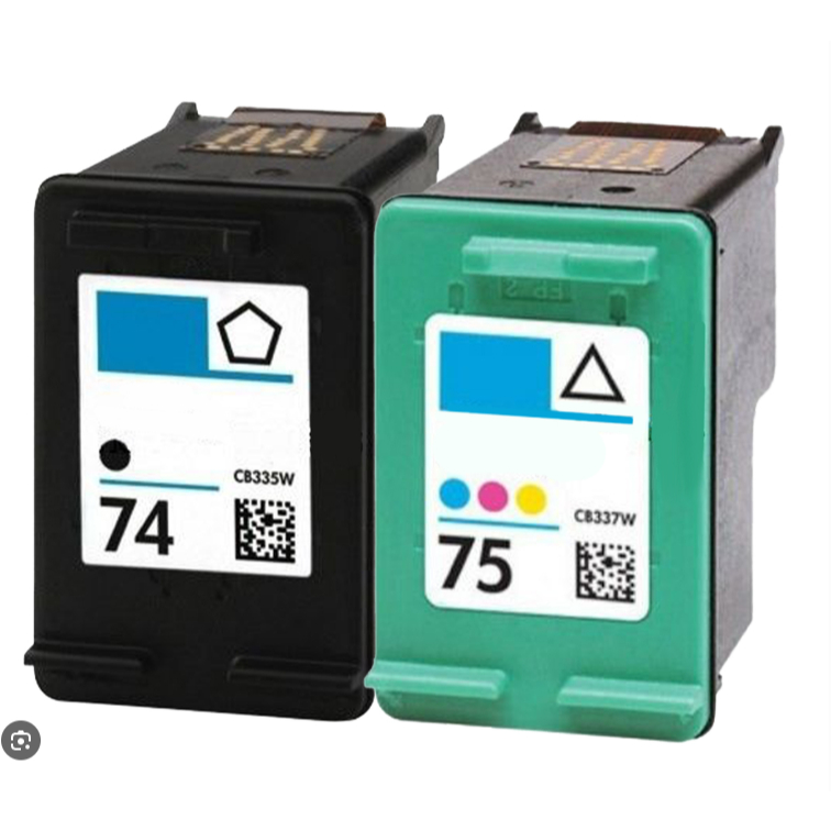 【BIG SALE】HP ink 74 Black, 75 Tricolor Original Ink Cartridge HP ...