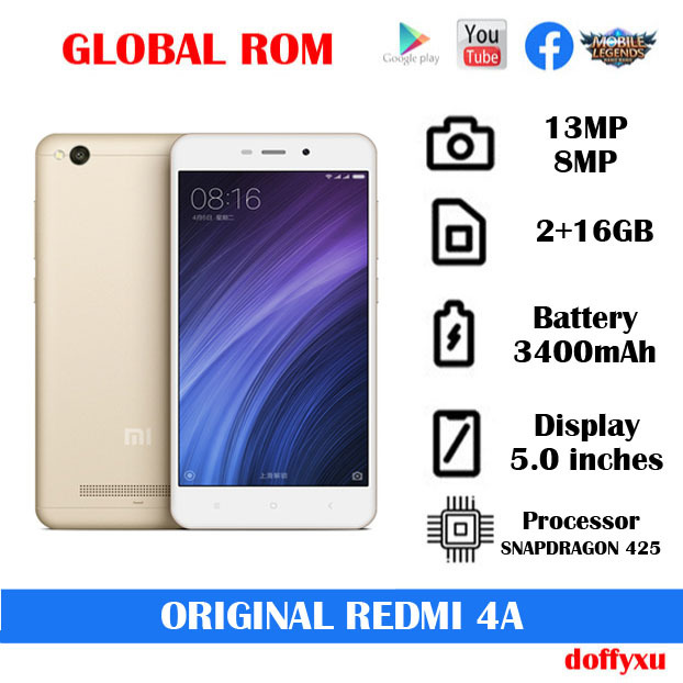 Rdmi 4a 6a 2/16GB Global ROM | Shopee Philippines