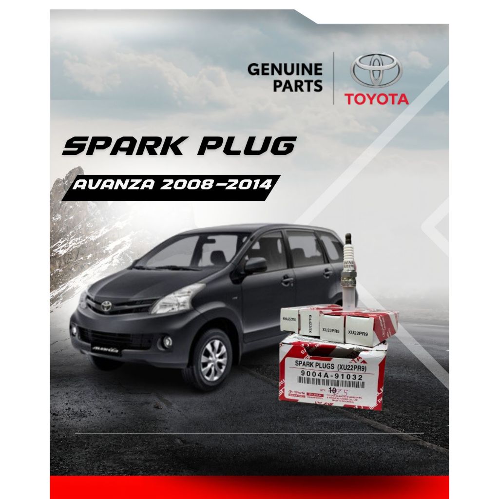 Spark plugs Toyota Avanza 1st Gen (9004A-91032) Set of 4 | Shopee ...