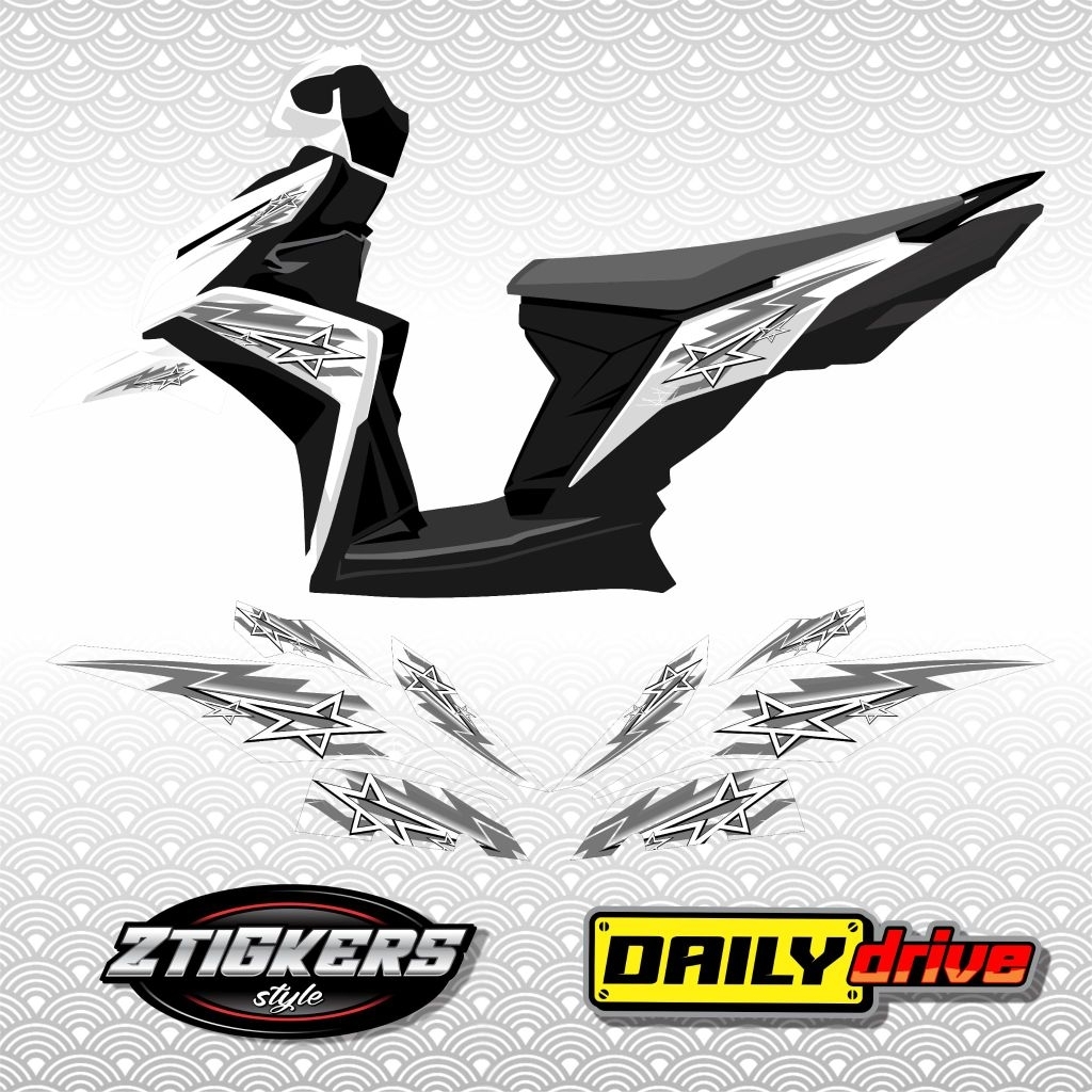 YAMAHA MIO I 125 LIGHTNING STAR UV PRINT | Shopee Philippines