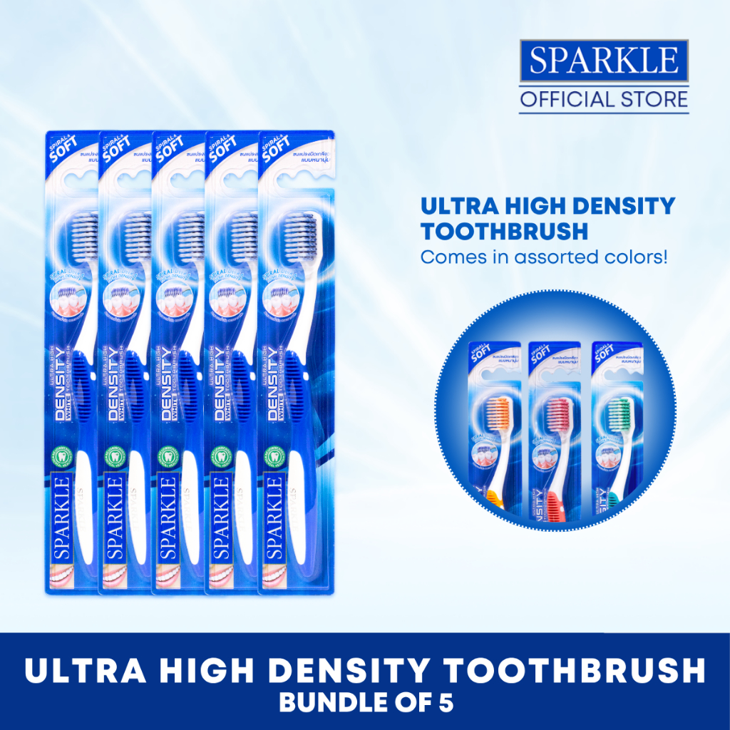 SPARKLE Ultra High Density Toothbrush Bundle of 5 | Shopee Philippines