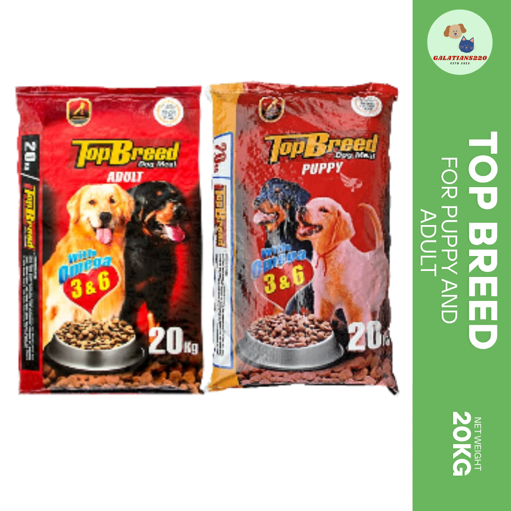 TOP BREED DOG FOOD FOR PUPPY AND ADULT | Shopee Philippines