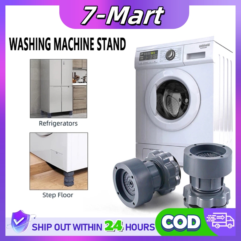 4Pcs Adjustable Washing Machine Anti Vibration Pad Shock Non Slip Feet ...