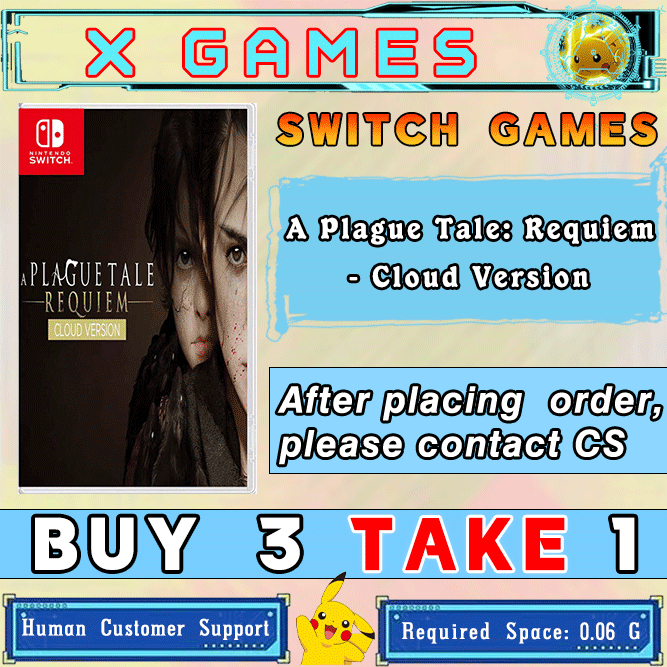 A Plague Tale: Requiem - Cloud Version Nintendo Switch Game （BUY 3 TAKE ...