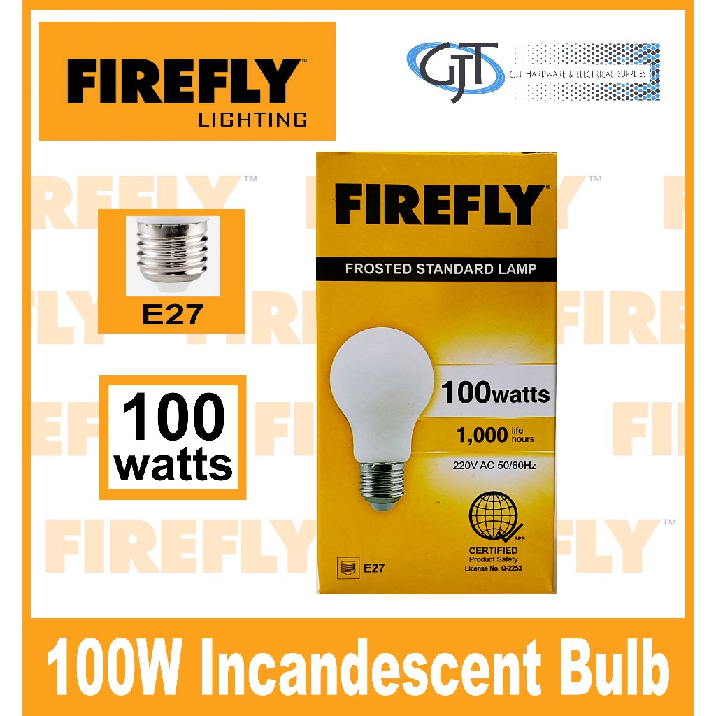 PACK OF 40 - FIREFLY Incandescent Bulb 100W / Sisiw (Chick), Kulig ...