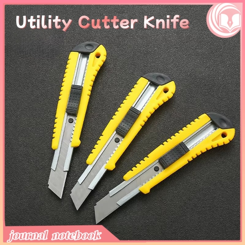 Retractable Utility Cutter Knife Set Heavy duty Cutter Utility Blade ...