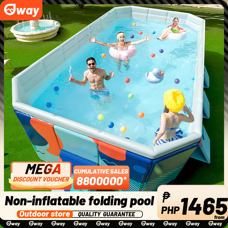 Non-inflatable folding pool Large size outdoor swimmers popular ...