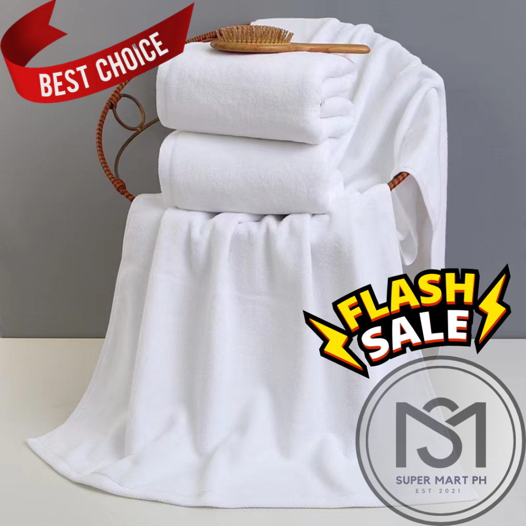 SM Premium Hotel Quality White Cannon Cotton Super Absorbent & Soft ...