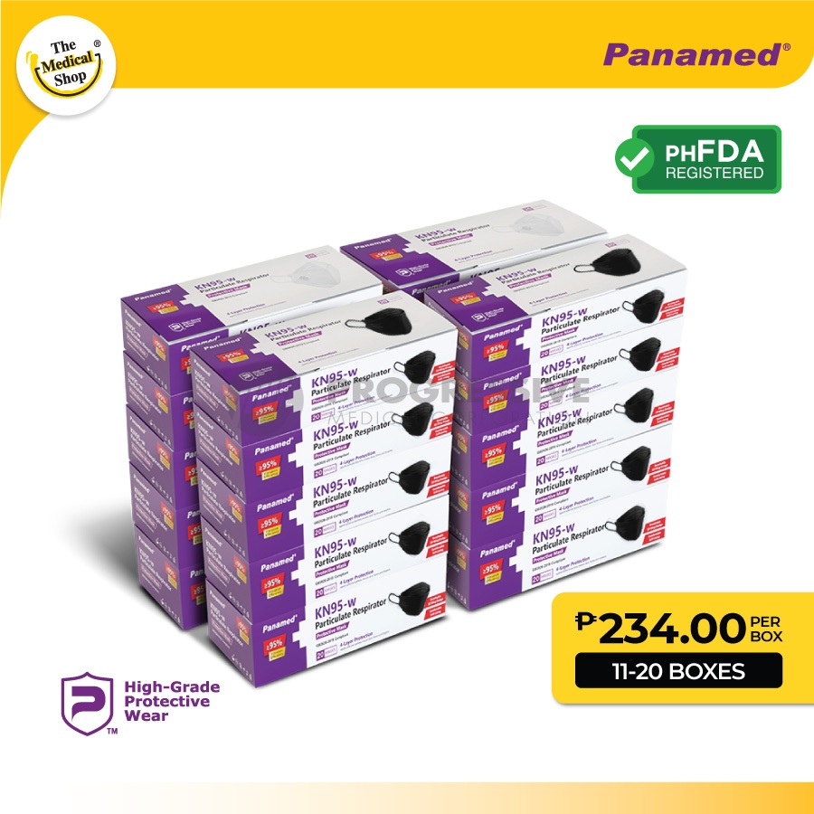 Panamed KN95-W BULK ORDER, 20 pcs per box (11-20 boxes) | Shopee Philippines