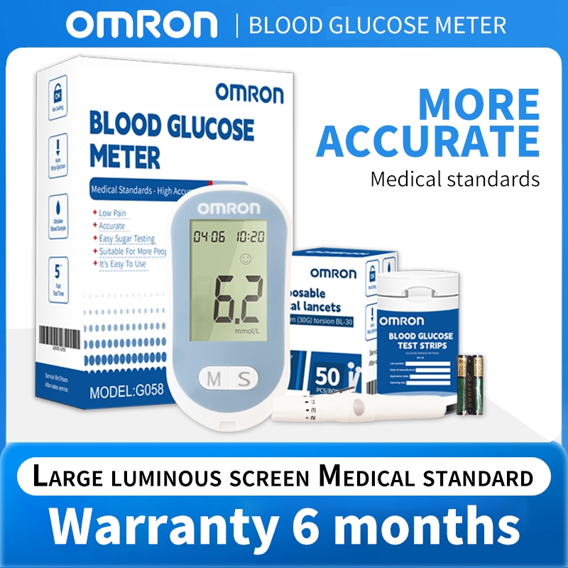 Glucometer Test Kit With Strip 50 Glucose Meter Complete Set Blood ...