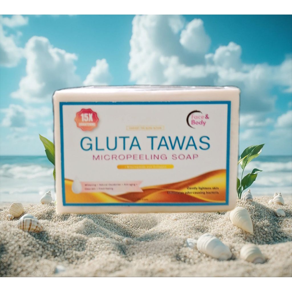 ORIGINAL GLUTA TAWAS +NIACINAMIDE+COLLAGEN SKIN LIGHTENING SOAP 100g ...