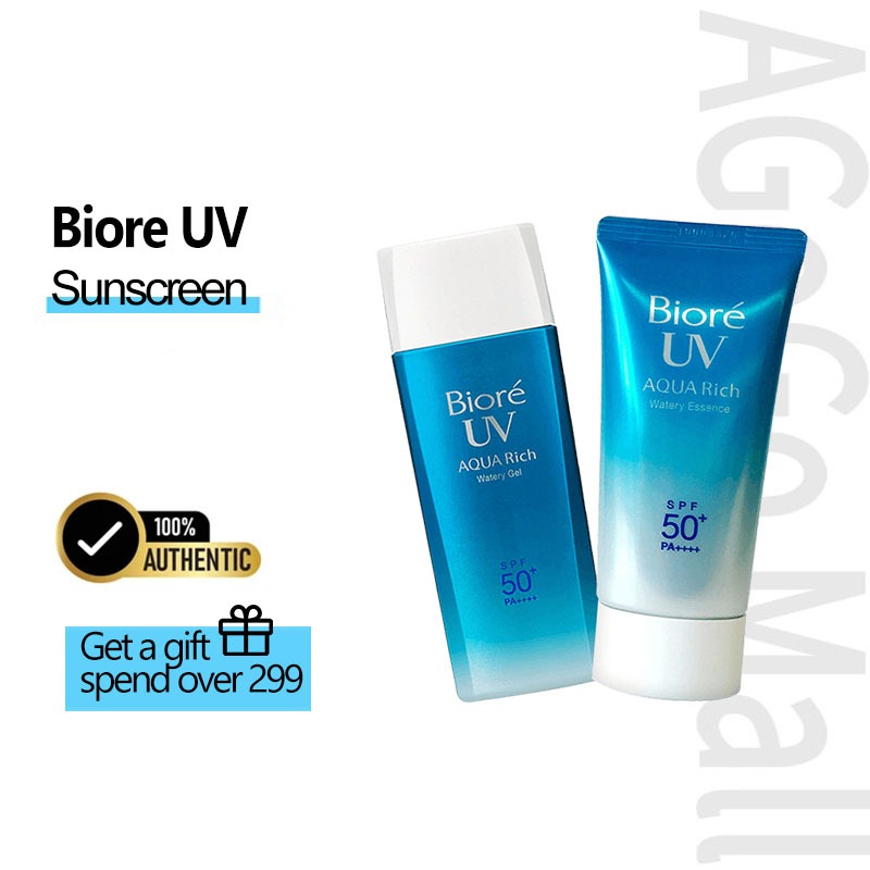 BIORÉ UV Aqua Rich Watery Gel Sunscreen SPF50+ Pa++++ 50ml/90ml ...